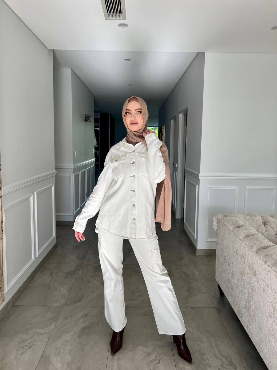 White Denim Set – Urban Culture Online